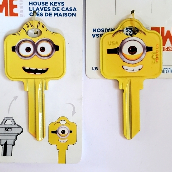 Universal | Other | Despicable Me Minions Blank House Key | Poshmark